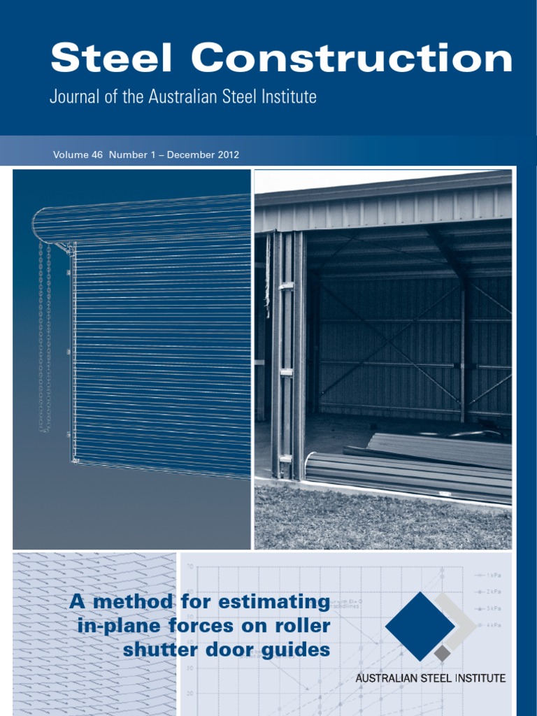 ASI Journal - Volume 46 - A Method For Estimating In-Plane Forces On Roller Shutter Door Guides ...