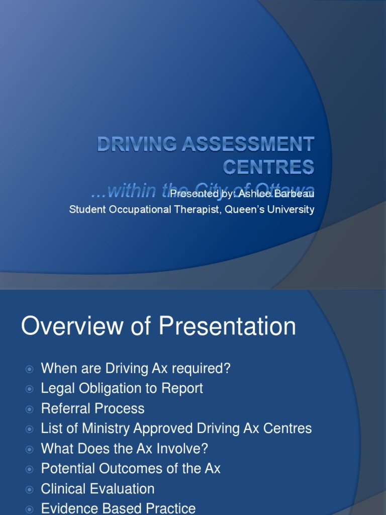 Driving Assessment | Physical Therapy | Occupational Therapy