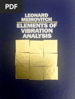 Fundamentals of Vibrations by Leonard Meirovitch (2001) | PDF
