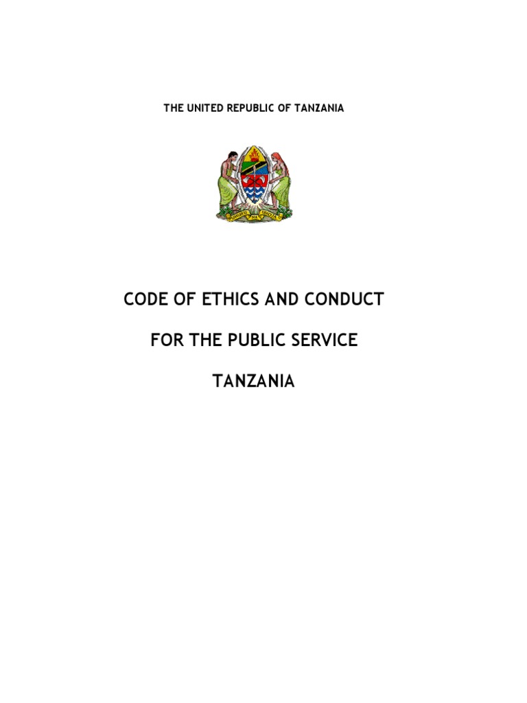Code of Ethics and Conduct For Public Service Ethics | PDF | Sexual ...