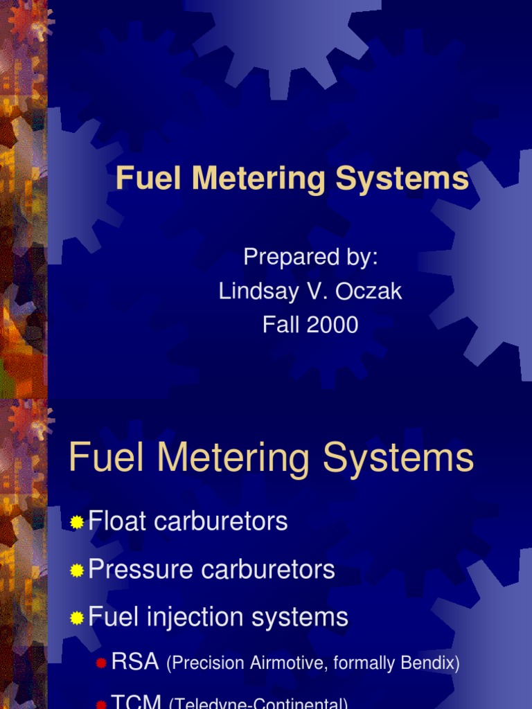 Fuel Metering Systems | Download Free PDF | Carburetor | Throttle