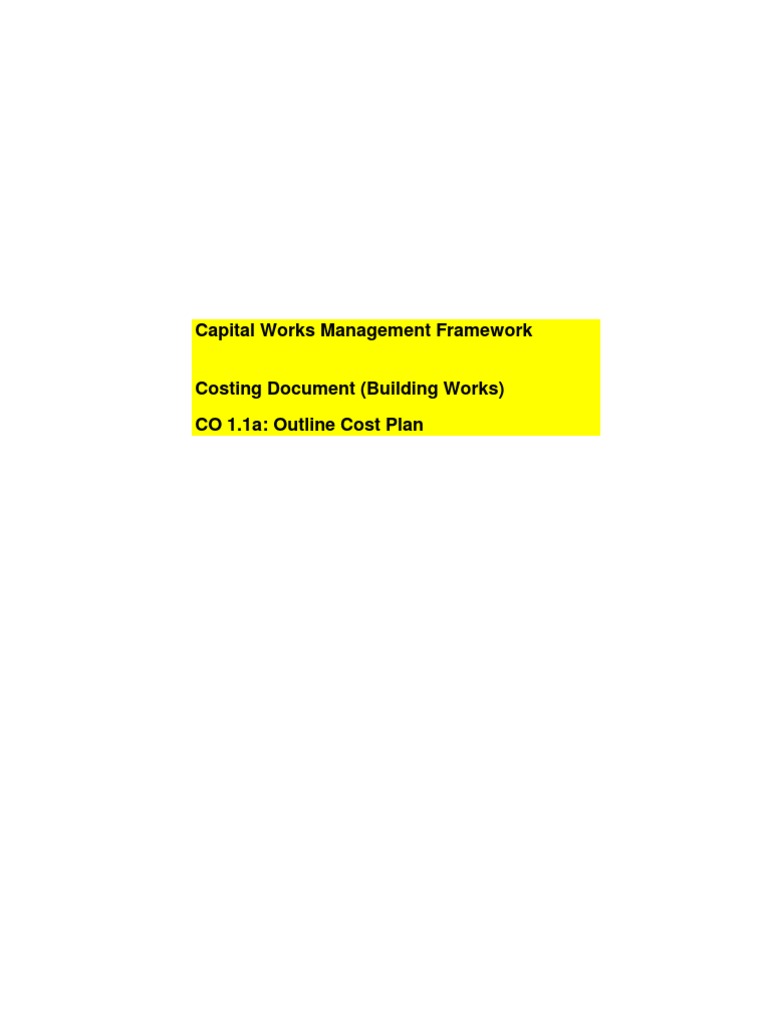 Capital Works Management Framework | PDF | Wall | Hvac