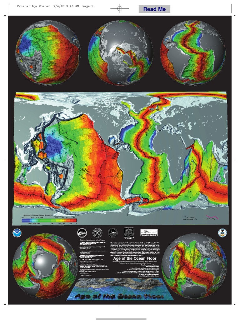 Age of The Ocean Floor | PDF | Plate Tectonics | Geophysics