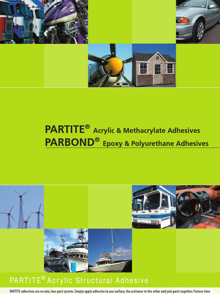 Acrylic Methacrylic Adhesives | PDF