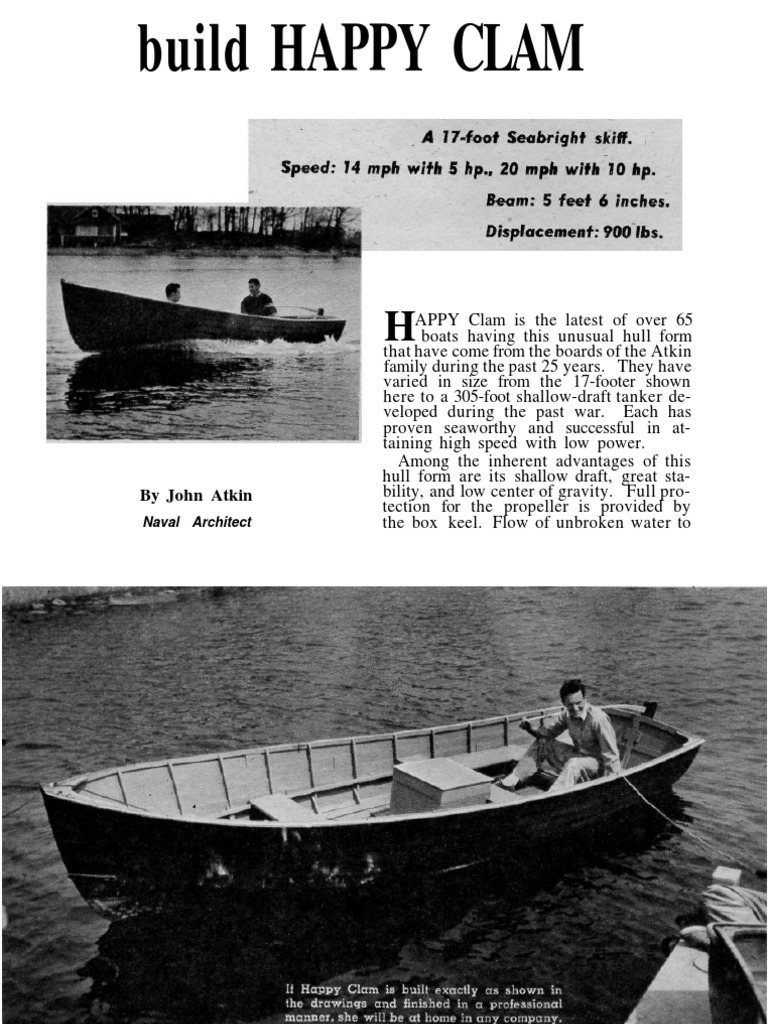 Large Skiff | PDF | Home & Garden | History