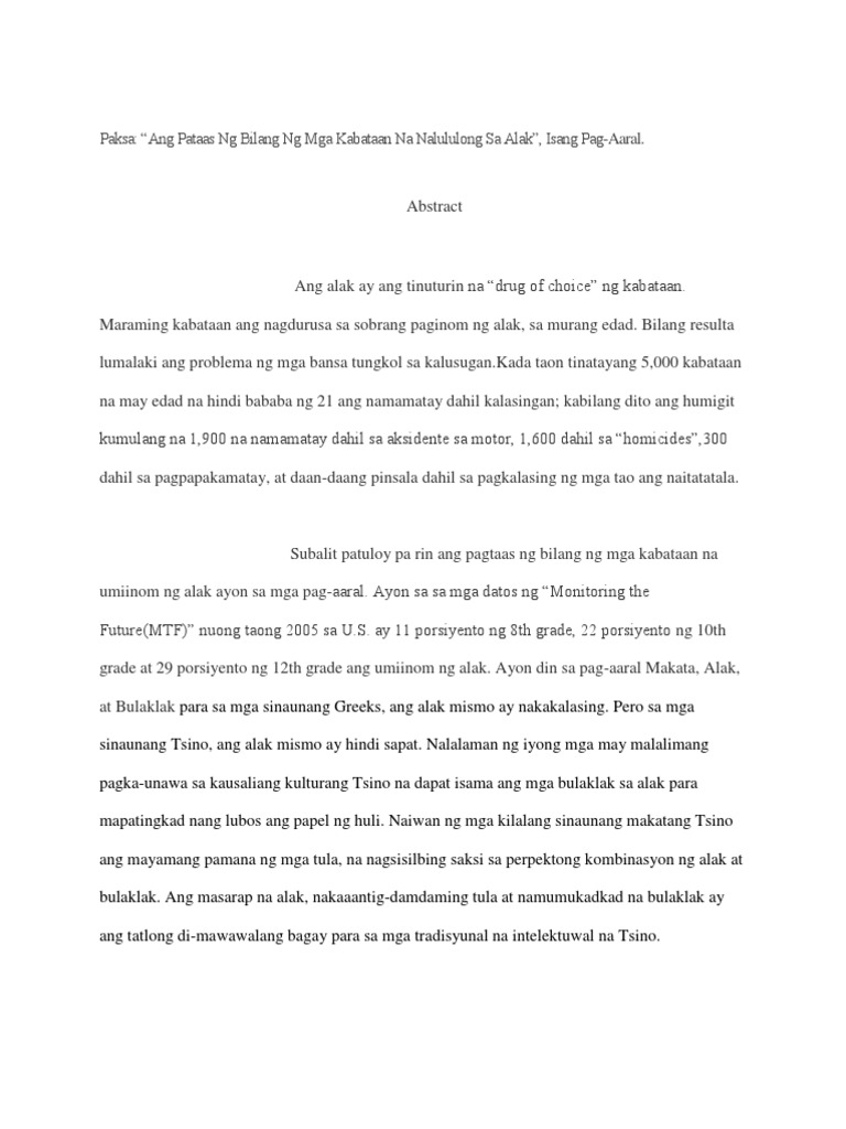 Filipino Abstract | PDF