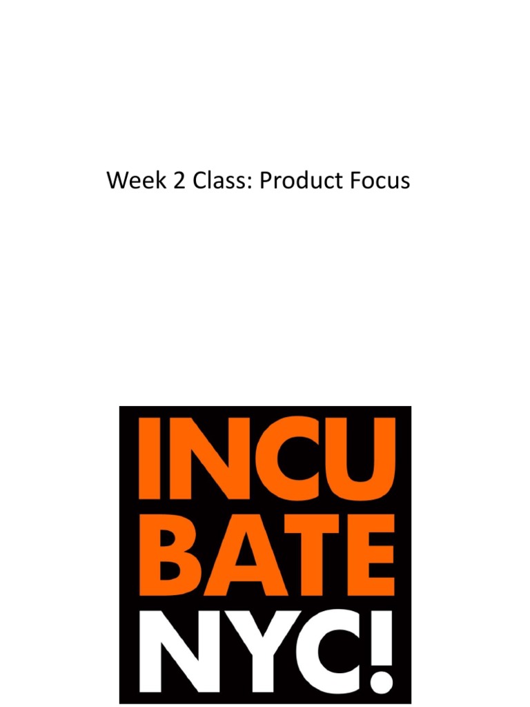 Week 2 Class: Product Focus | Download Free PDF | Short Message Service ...