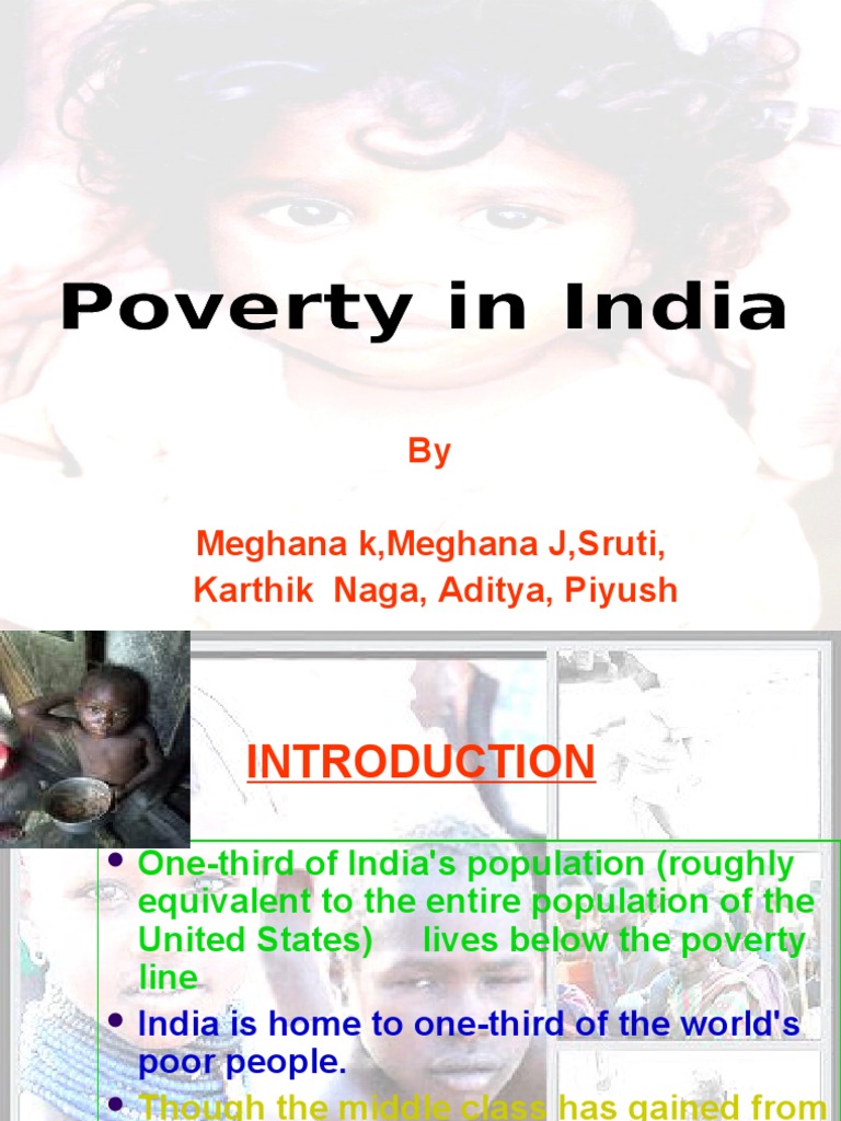 Poverty in India | PDF | Poverty | Poverty & Homelessness