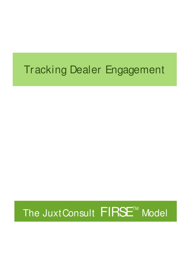 Dealer Engagement Model | PDF | Brand | Retail