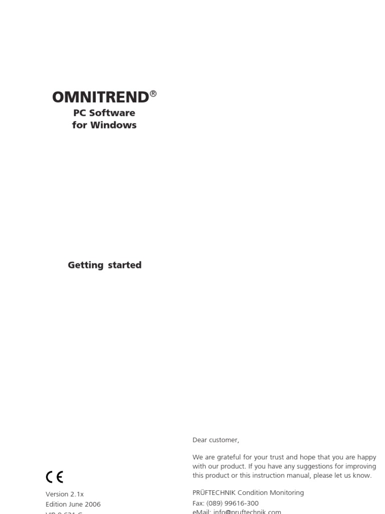 Omni Trend Getting Started | PDF | Installation (Computer Programs ...