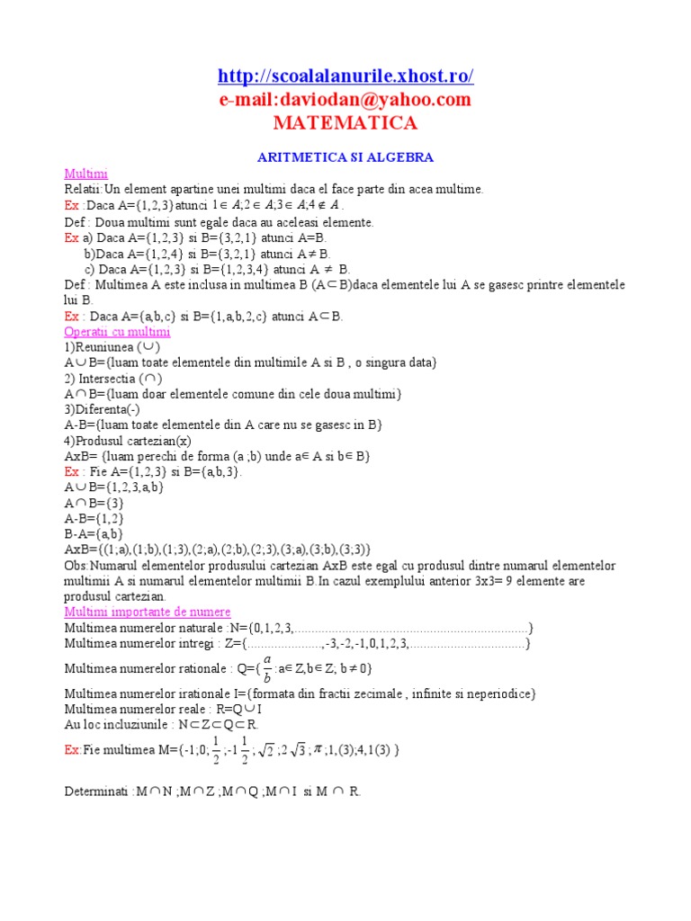 Matematica | PDF