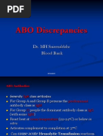Resolving Abo RH Blood Group Discrepancies | PDF | Blood Type | Blood ...