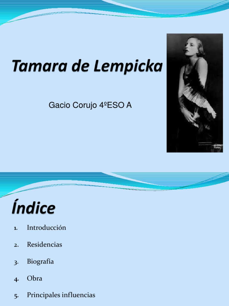 Tamara de Lempicka | PDF