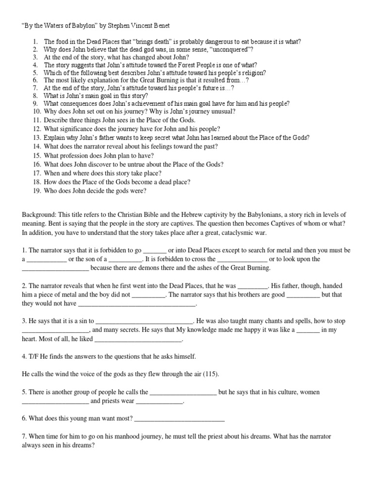 The Captives of a Lost Civilization: John's Journey of Discovery in ...