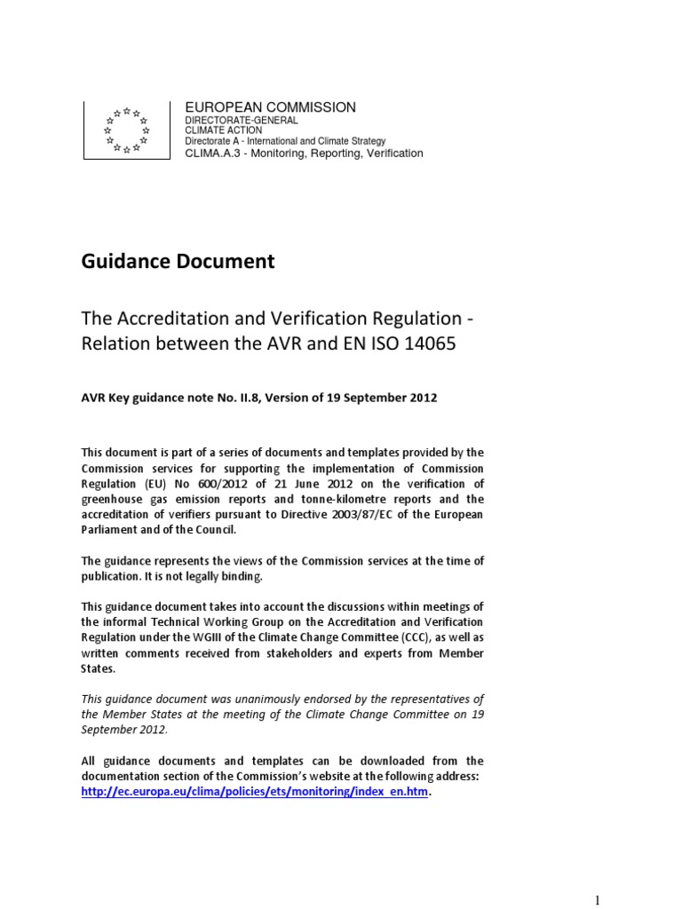 KGN 8 Relation Avr Iso 14065 en | PDF | Verification And Validation | Audit