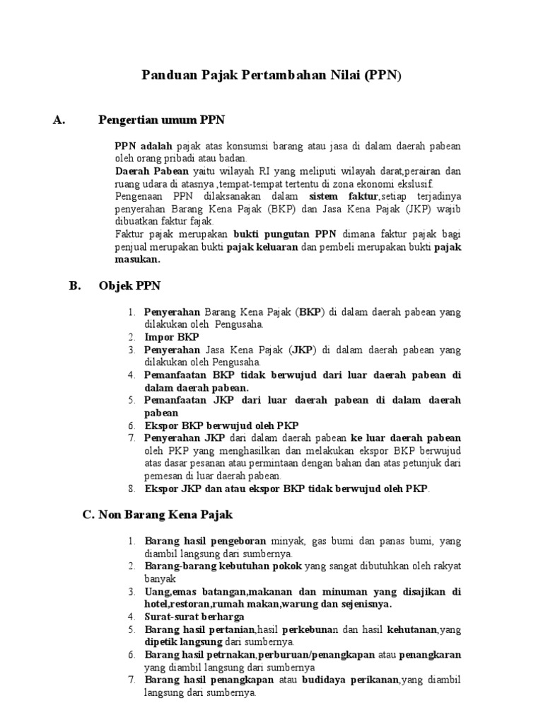 Materi PPN | PDF | Hukum