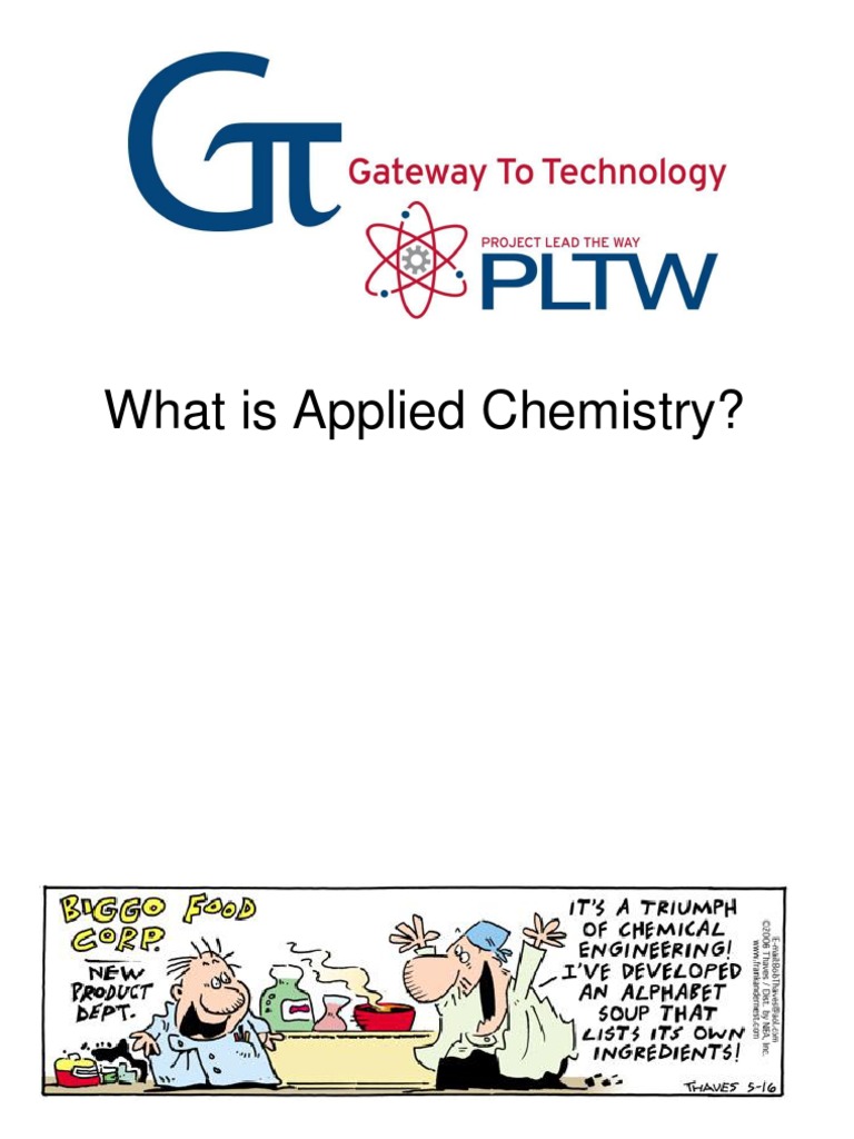 Understanding Applied Chemistry | PDF