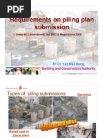 Piling Plan Submission Guide | PDF | Deep Foundation | Geotechnical Engineering