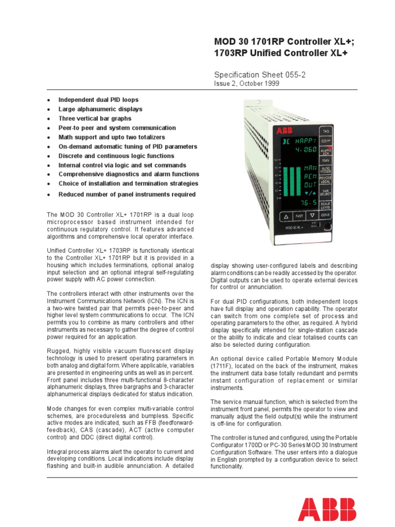 MOD30 XL+Controller | PDF | Power Supply | Manufactured Goods