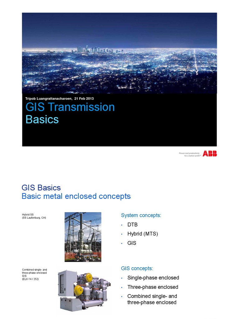 GIS ELK 14 Basic Concepts | PDF | Electrical Substation | Transformer