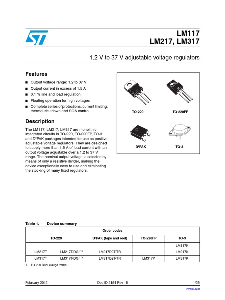 LM317T-STMicroelectronics