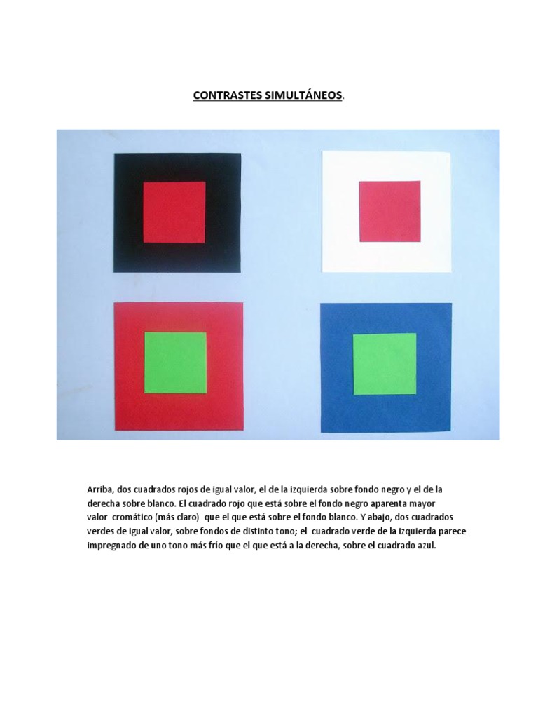 CONTRASTES SIMULTÁNEOS