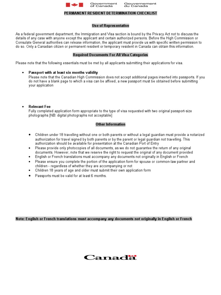 PRD Checklist | PDF | Travel Visa | Passport