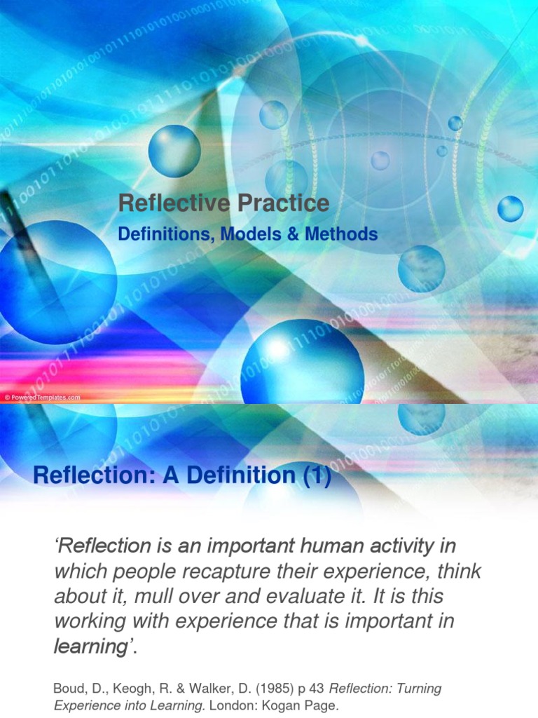 Reflective Practice Overview0 | PDF | Reflective Practice | Theory