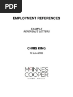 Reference Letter Examples | PDF | Employment | Board Of Directors