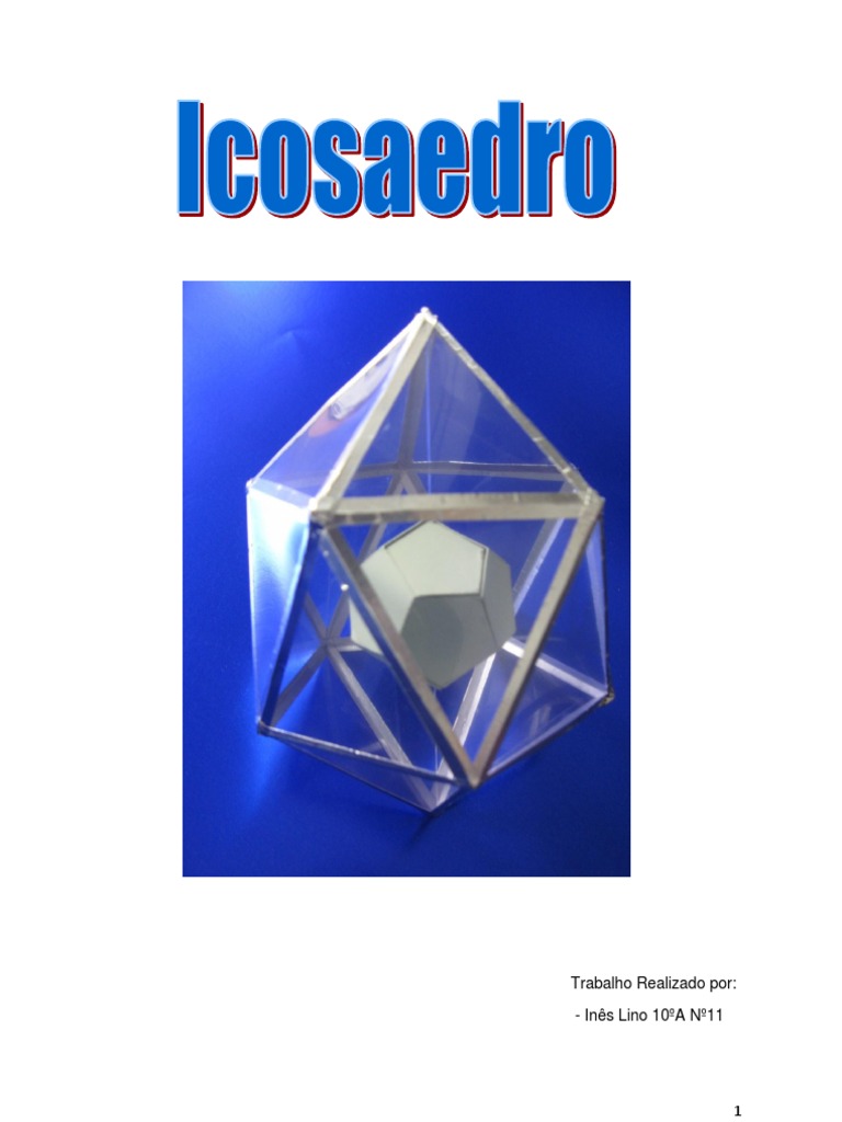 Icosaedro | PDF | Geometria convexa | Polítopo