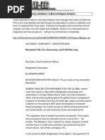 Bridgewater Daily Observations | PDF | Asset Allocation | Investing