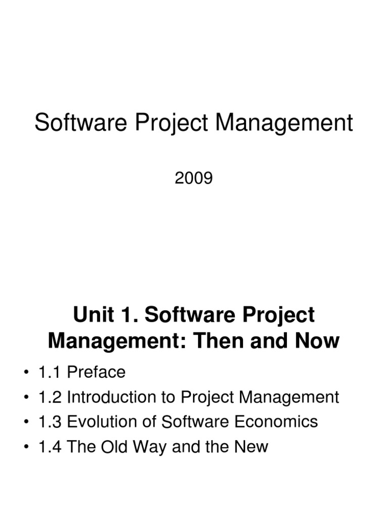 Software Project Management | PDF
