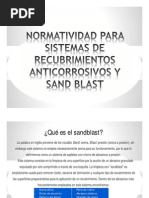 Procedimiento Tecnico de Sand Blast | PDF | Revestimiento | Abrasivo