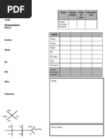 Cardiac Assessment Cheat Sheet | PDF | Heart | Physiology