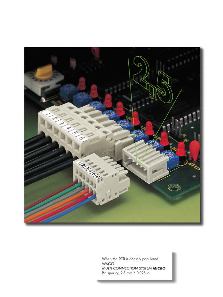 When the PCB is Densely Populated: WAGO MULTI CONNECTION | Electrical ...