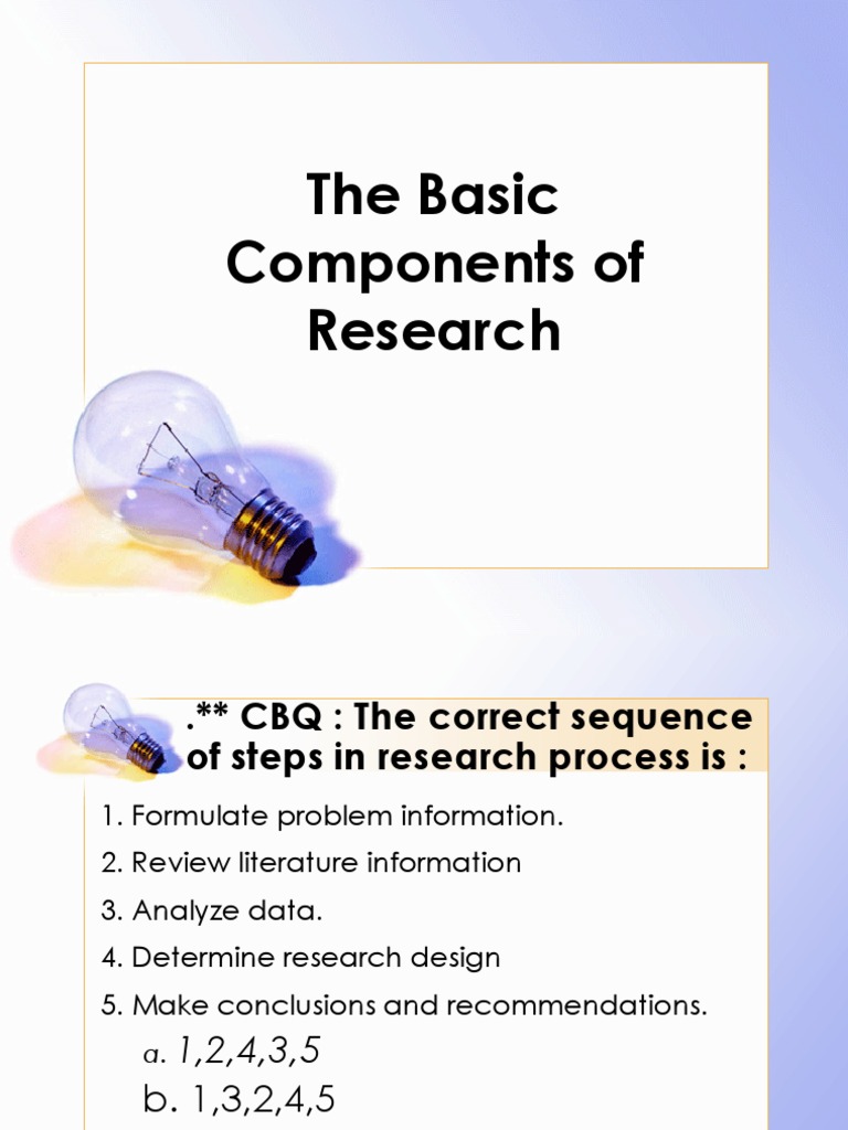 Basic Components of Nursing Research | Download Free PDF | Hypothesis ...