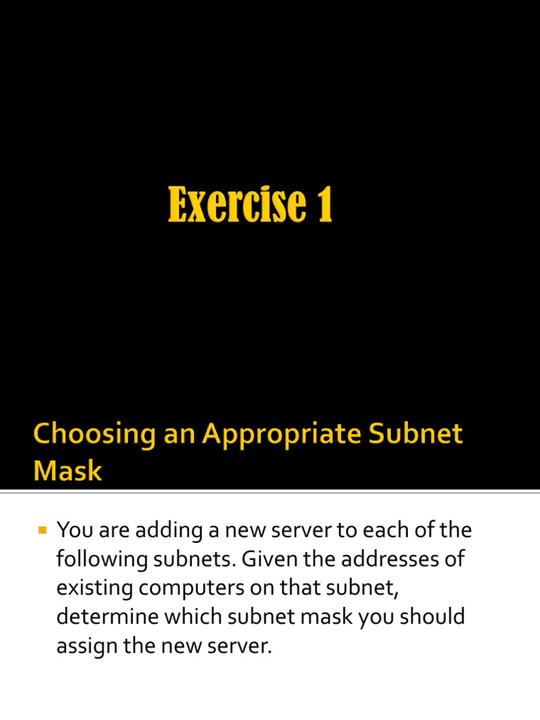 Lab Exercise Subnetting Pdf Network Layer Protocols Internet Standards