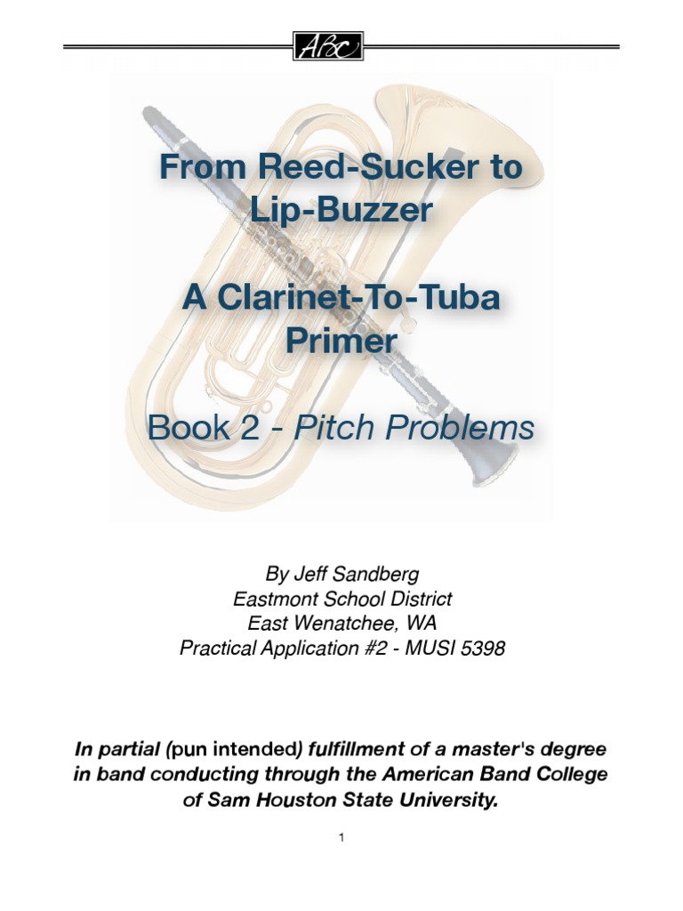 From Reed Sucker To Lip Buzzer - Clarinet To Tuba Switch | PDF | Brass ...