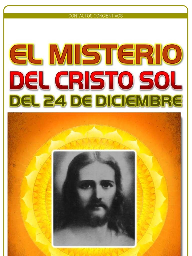 El Misterio Del Cristo Sol - CC | PDF | Cristo (título) | Jesús