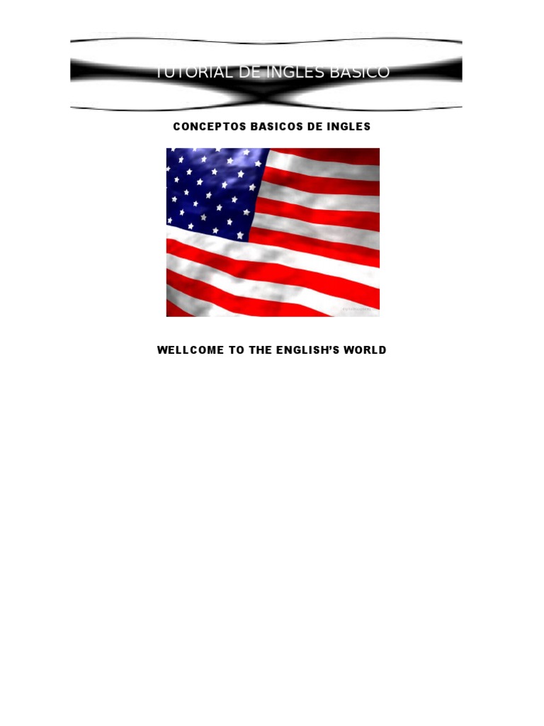 Tutorial de Ingles Basico | PDF
