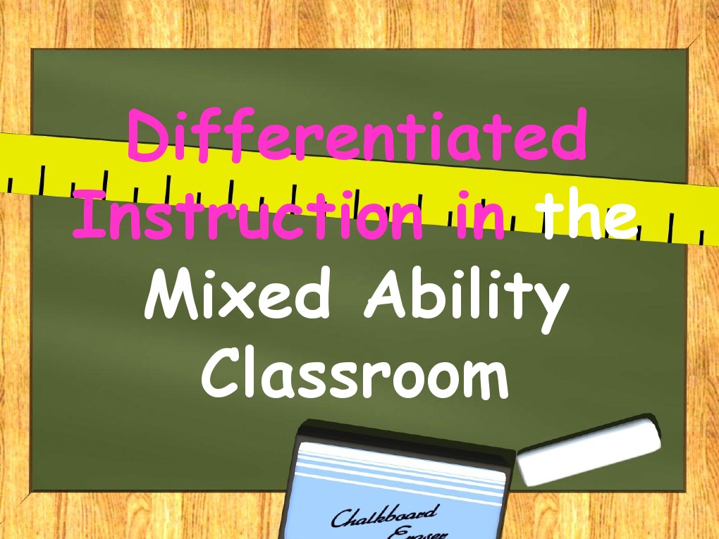 Differentiated Instruction in The Mixed Ability Classroom | PDF | Differentiated Instruction ...