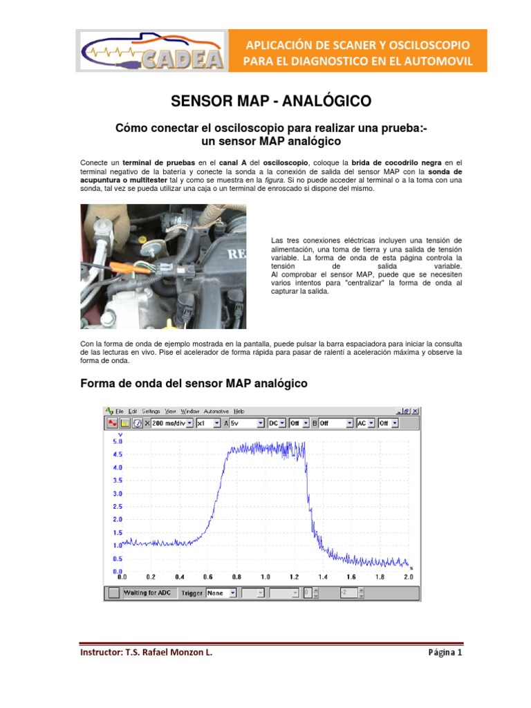 Sensor MAP Analogico | PDF | voltaje | Sensor