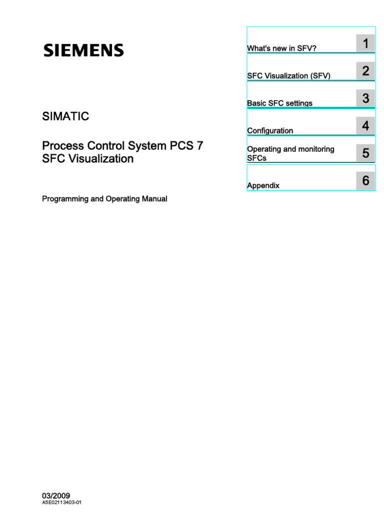 Simatic Process Control System PCS 7 SFC Visualization | PDF | Server ...
