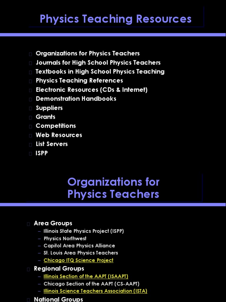 Comprehensive Physics Teaching Resources | PDF | Social Science ...