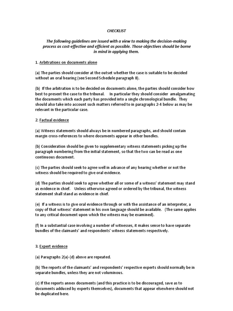 Lmaa Checklist | PDF | Witness | Justice