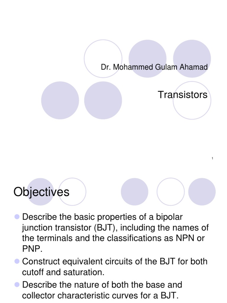 Transistor Action | PDF | Bipolar Junction Transistor | Field Effect ...