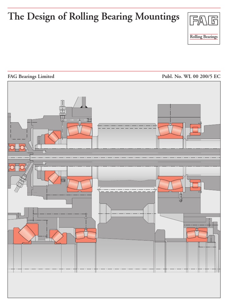 FAG - The Design of Rolling Bearing Mountings | PDF | Bearing ...