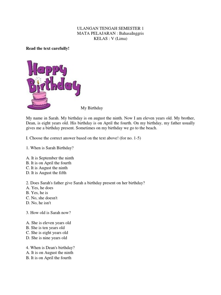 Read The Text Carefully! | PDF
