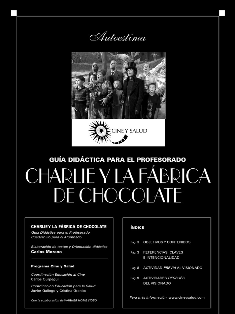 Guía Didáctica: Charlie y la Fábrica de Chocolate | PDF | Autoestima