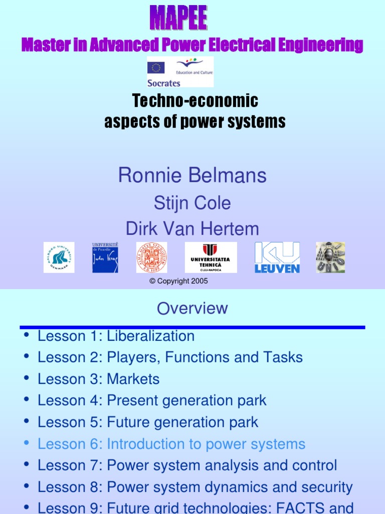 Lesson 6 - Introduction To Power Systems | PDF | Alternating Current ...